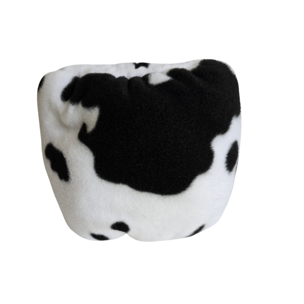 Cow Print Dog Calming Ear Muff | Soothe and Settle